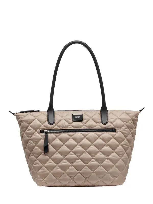 Dkny Lyla Large Shopper Tote - Light Khaki