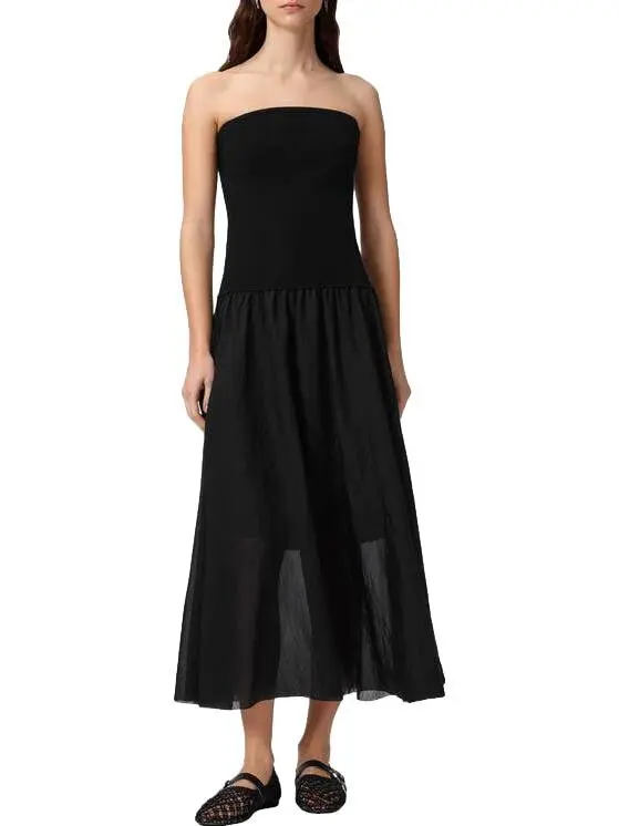 ALLSAINTS Tegan Strapless Dress - Black