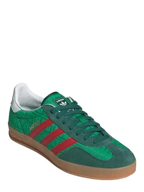 Adidas Gazelle Indoor Sneakers - Green/better Scarlet/green