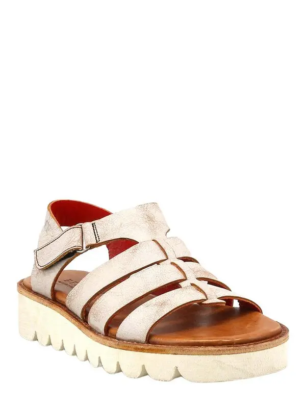 Bed Stu Fisherman Sandals With Adjustable Buckle And Platform Sole - Nectar Lux