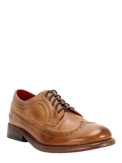 Bed Stu Lita K Ii Wingtip Oxford - Tan Rustic White Bfs