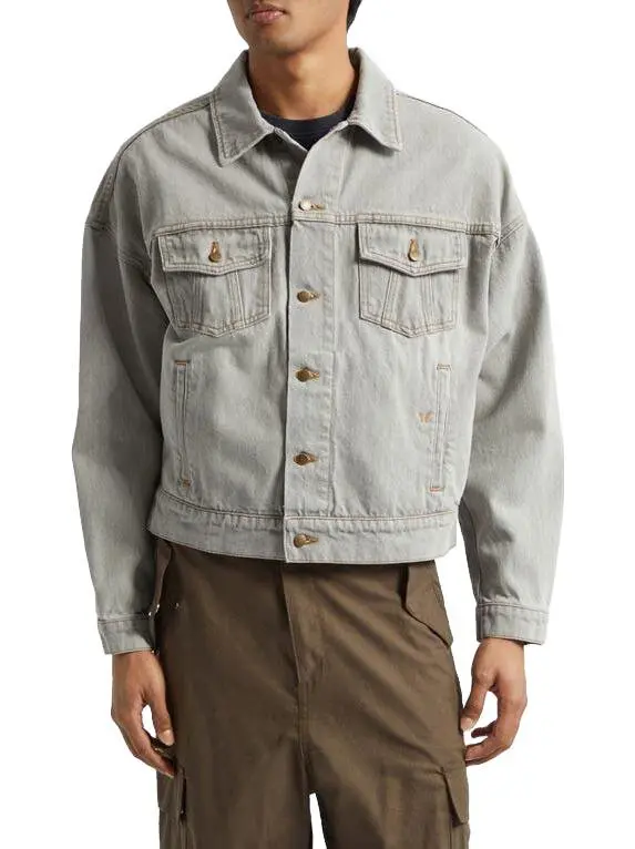 Rhude Denim Trucker Jacket - Liberty Grey