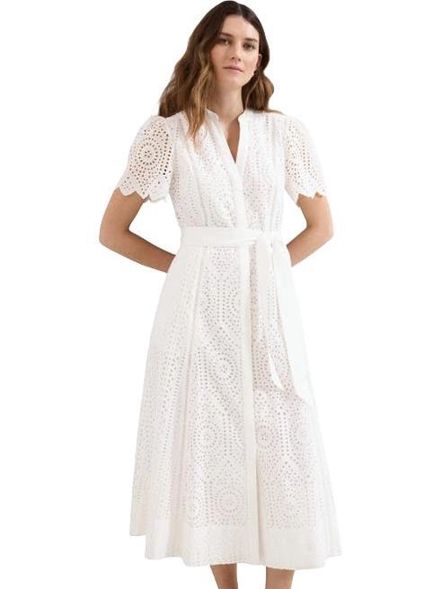 PHASE EIGHT Aletta Midi Dress - White