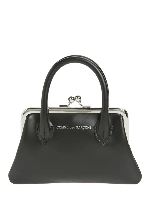 Comme Des Garçons Medium Frame Top Handle Bag - Black