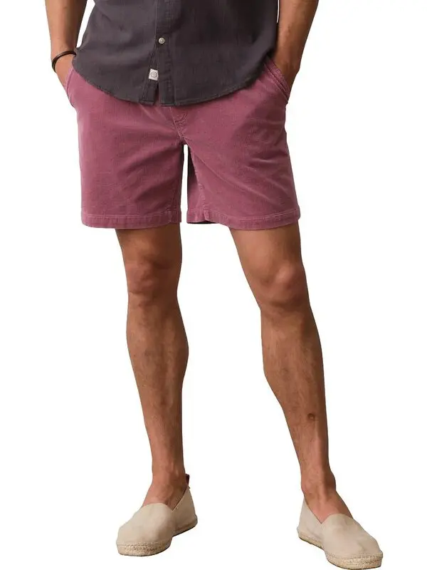 Marine Layer Corduroy Drawstring Shorts - Dusky Orchid