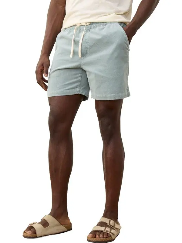Marine Layer Saturday Corduroy Drawstring Shorts - Sterling Blue
