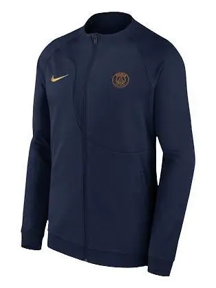 Nike Paris Saint-germain 2023 Academy Pro Anthem Full-zip Jacket - Navy Blue