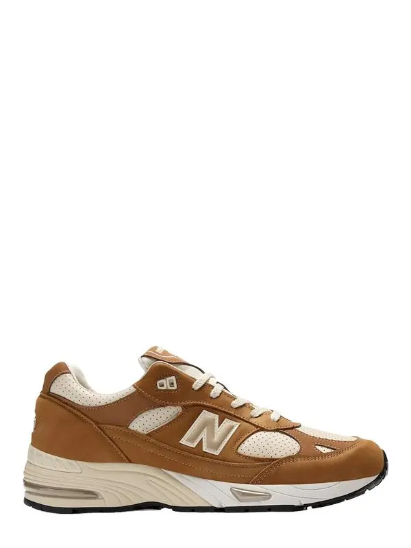 NEW BALANCE 991v1 Miuk Athletic Sneakers - Chipmunk/birch
