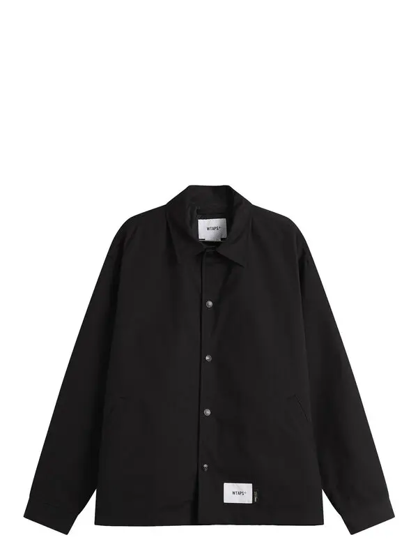 WTAPS Chief Jacket With Embroidered Branding - Black