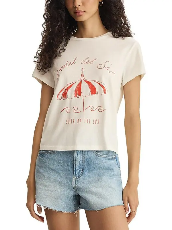 Z Supply Del Sol Graphic T-shirt - Sea Salt