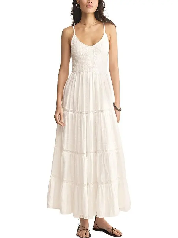 Z Supply Behati Eyelet Maxi Dress - White