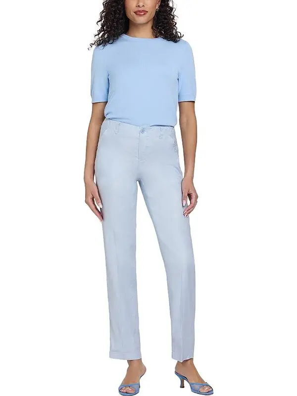 NYDJ Marilyn Straight Leg Pants - Blue Clover