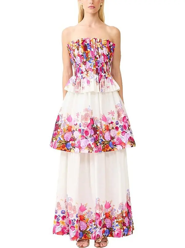 ELLIATT Alice Tiered Gown - Whitemulti