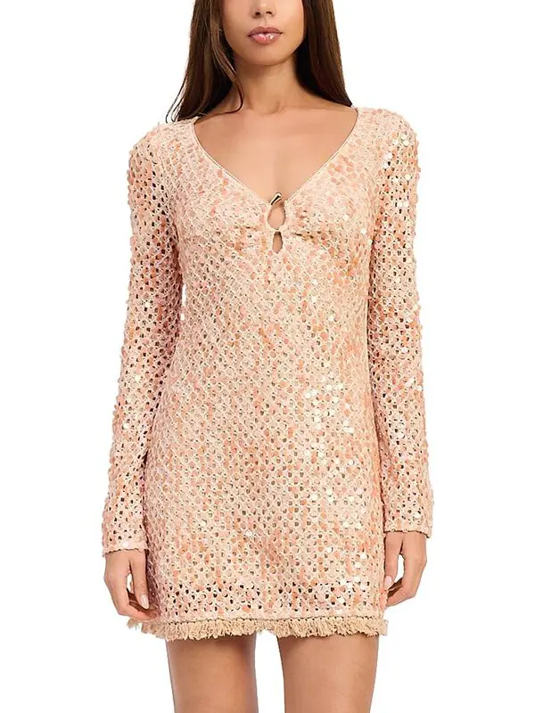 EN SAISON Gigi Mini Dress - Peach