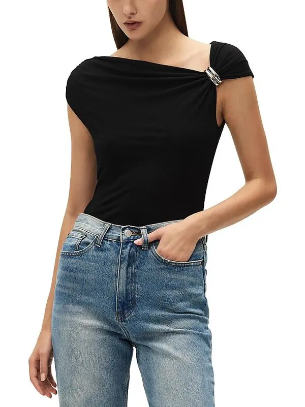 ELODIE THE LABEL Melina Sleeveless Top - Black