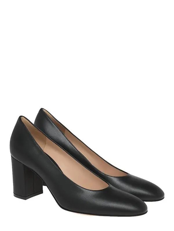 GIANVITO ROSSI Ryan Pumps - Black Calf Leather