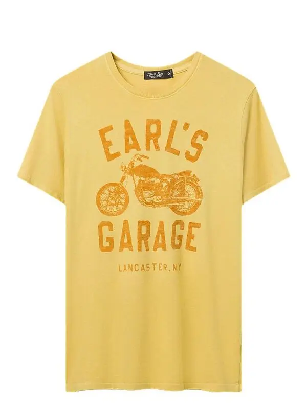 Junk Food Clothing Earl's Garage Vintage Graphic Tee - Dusty Citron