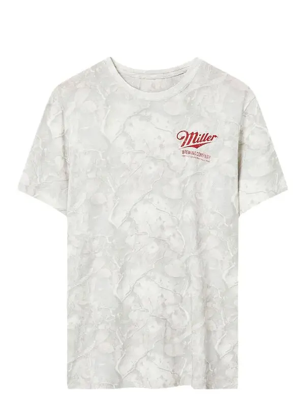 Junk Food Clothing Miller High Life Flea Market Graphic T-shirt - Camo