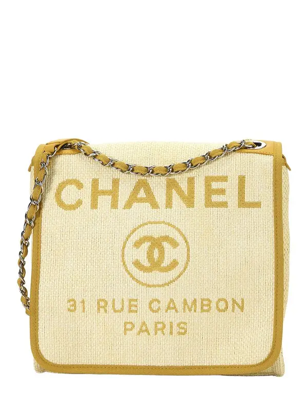 Chanel Deauville Messenger Bag - Yellow