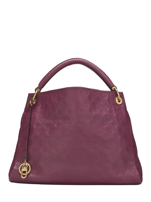 LOUIS VUITTON Artsy Monogram Empreinte Shoulder Bag - Burgundy