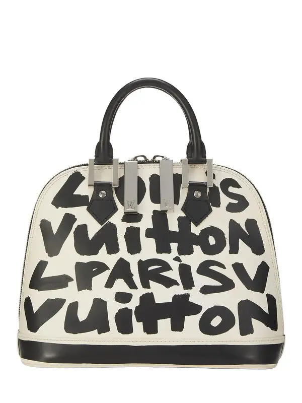LOUIS VUITTON Stephen Sprouse X Monogram Graffiti Alma - Black