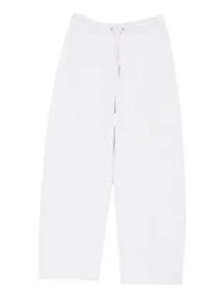 Alexander Wang Rhinestone Drawstring Track Pants - Light Heather Grey