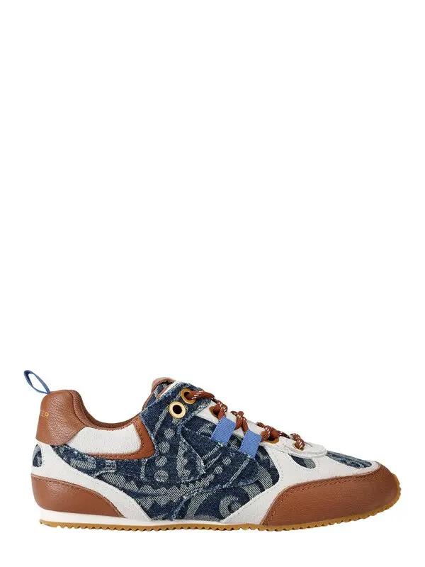 Kurt Geiger Denim Slim Runner Sneakers - Blue