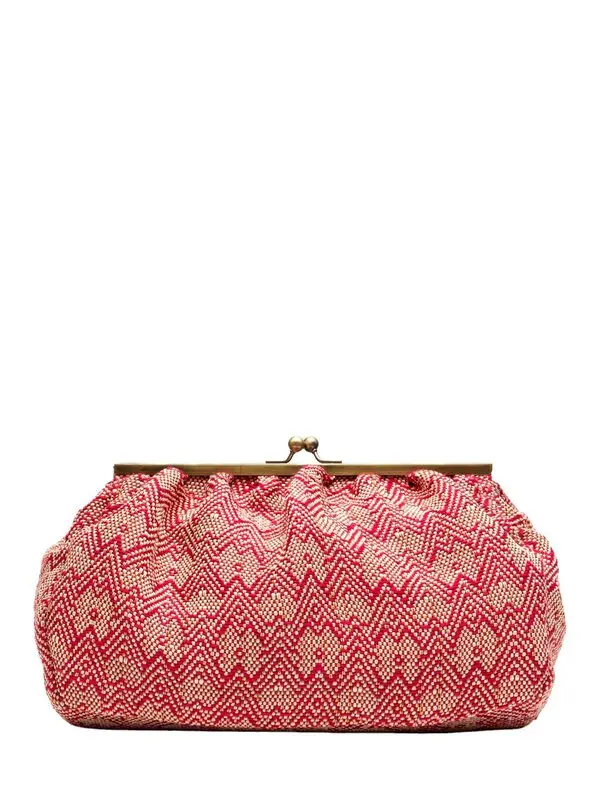 DANNI RO Porto Clutch Raffia - Orange