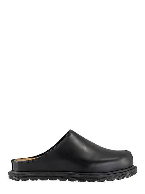 Dr. Martens San Leather Mules - Black Orleans