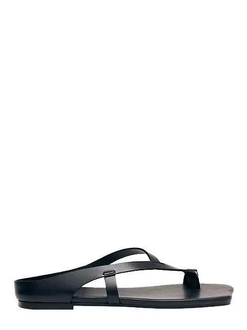ALOHAS Dawn Leather Sandals - Black