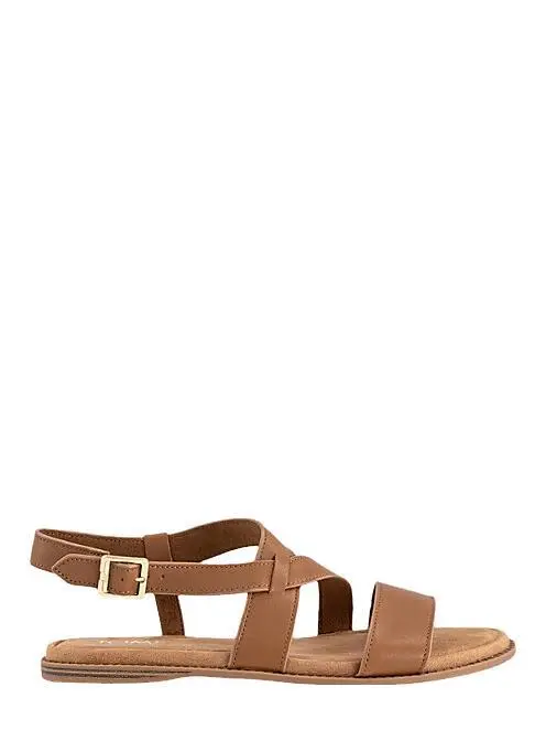 Toms Mar Leather Sandals - Brown Sugar Leather