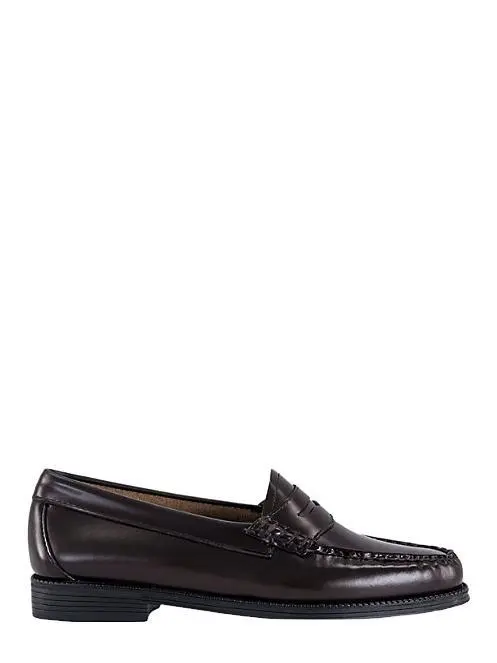 Bass G.h. Weejun Ii Leather Loafers - Chocolate Leather