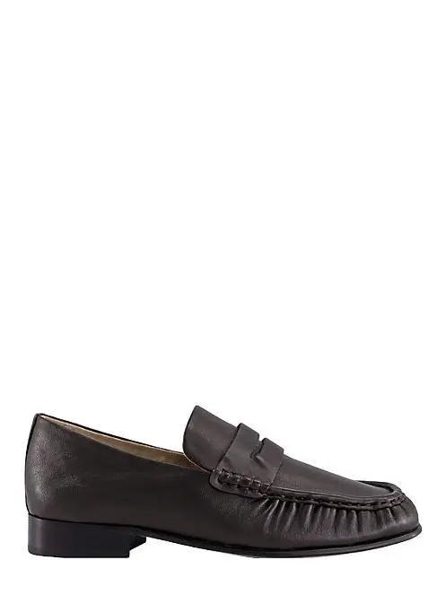 TONY BIANCO Gomez Leather Loafers - Chocolate Nappa