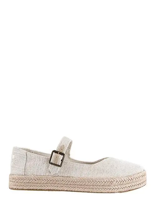 Toms Carolina Canvas Mary Jane Shoes - Natural Yarn Dye