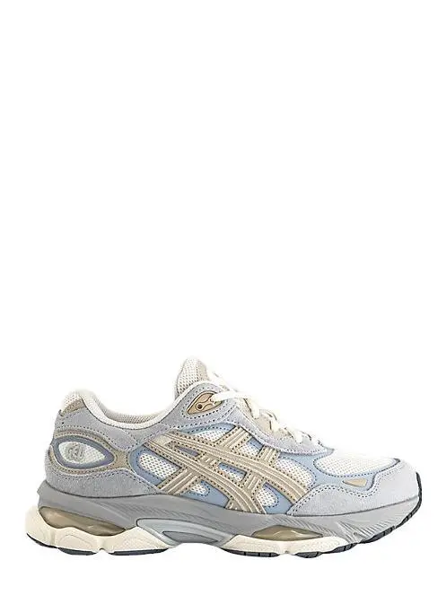 Asics Gel-nyc 2.0 Suede And Mesh Trainers - White Cream