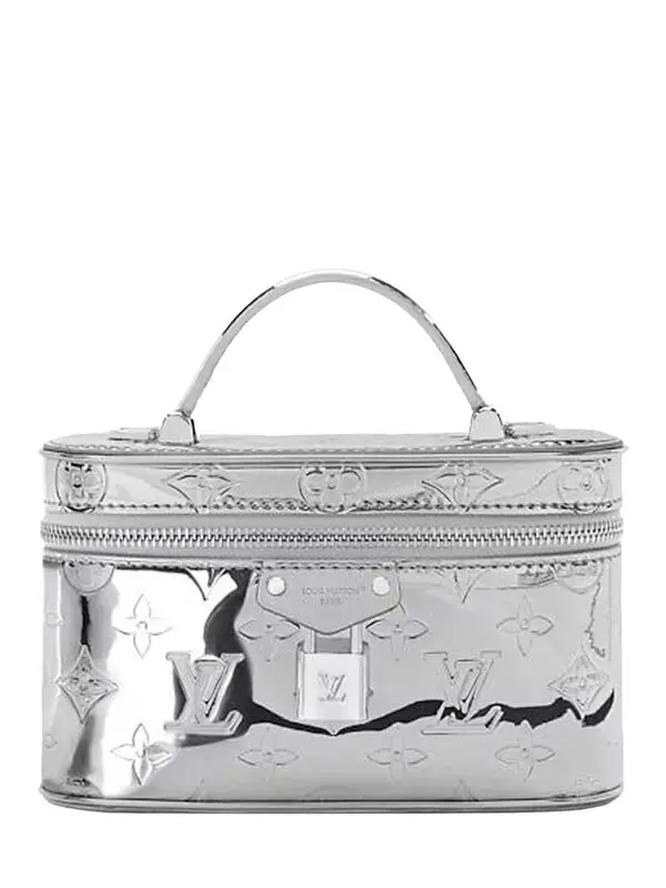 LOUIS VUITTON Vanity Chain Pouch Monogram Canvas - Silver