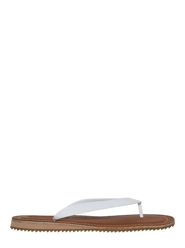 Saint Laurent Thong Sandals - White