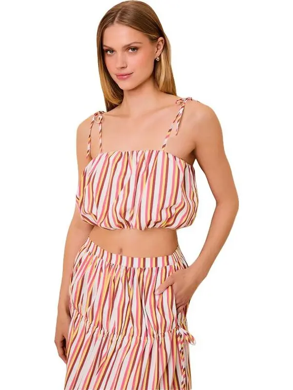Solid & Striped Ivy Poplin Symi Top - Stripe