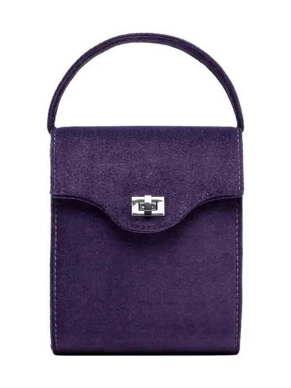 DANNI RO Velvet Tokyo Bag - Purple