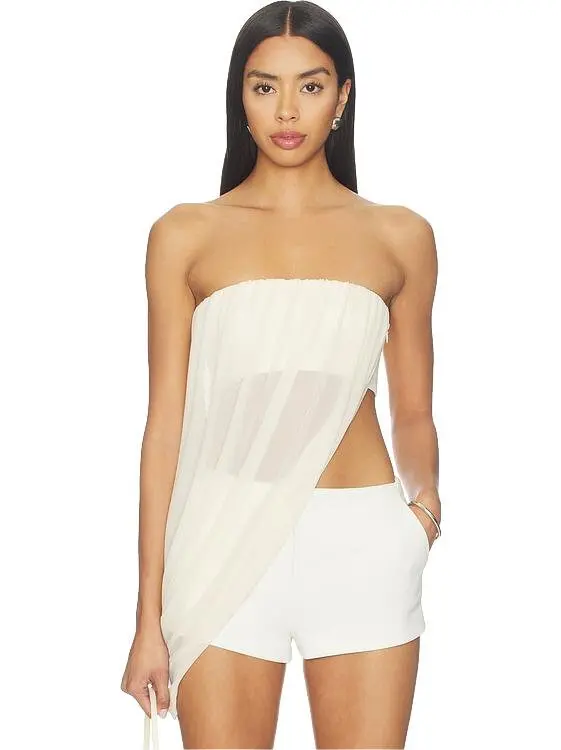 Superdown Elodie Strapless Top - Ivory
