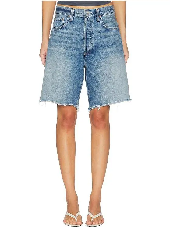 AGOLDE Indra Short Hip Slung Baggy Denim Shorts - Journal