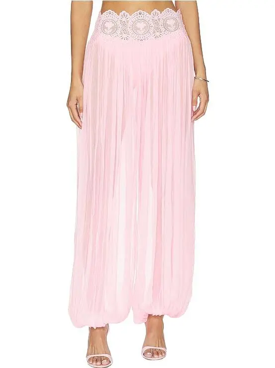 Retrofete Dreamy Pant In Pink - Rosa