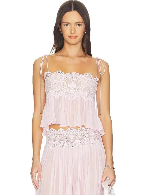 Retrofete Luenie Top - Rosa
