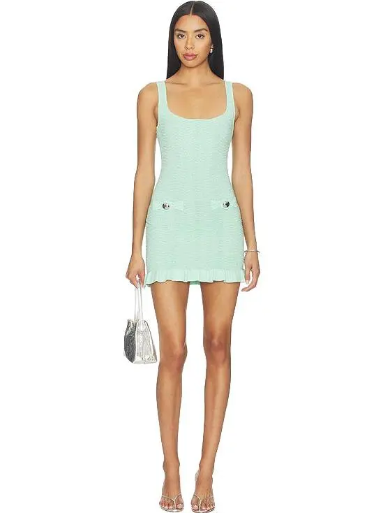 Retrofete Loulou Dress - Metallic Mint