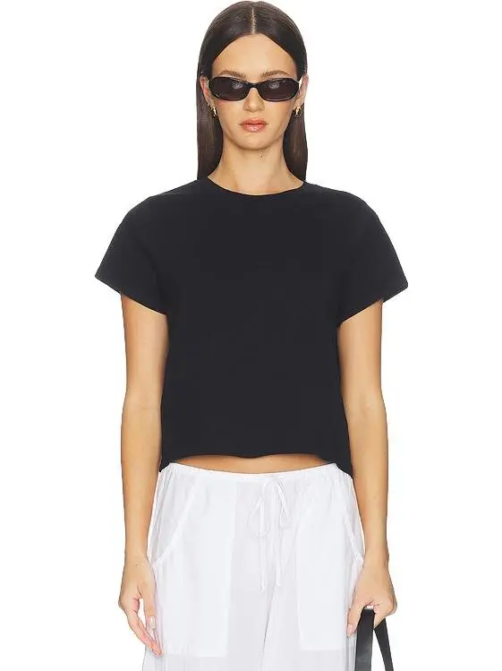 Renggli Cropped T-shirt - Ink