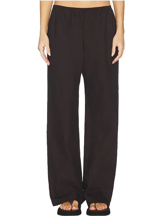 Donni. The Pop Simple Pant - Espresso