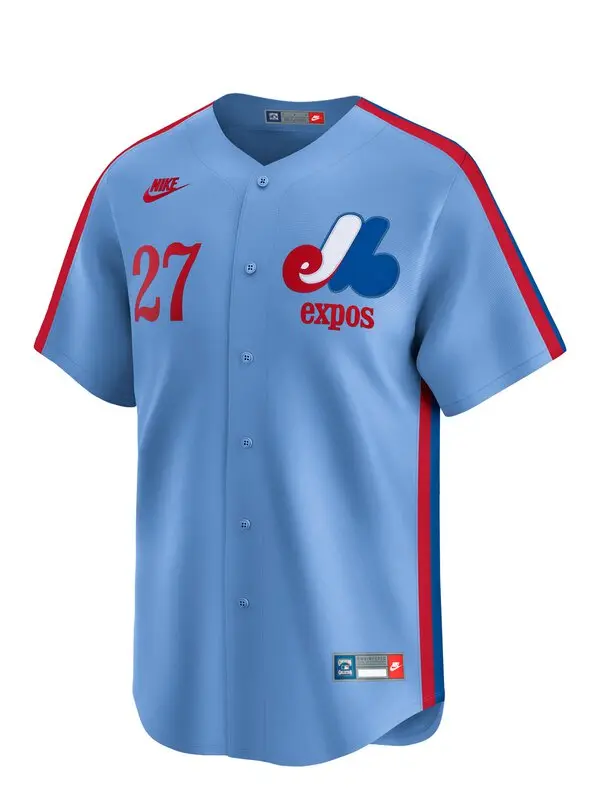 Nike Vladimir Guerrero Montreal Expos Cooperstown Dri-fit Mlb Limited Jersey - Blue
