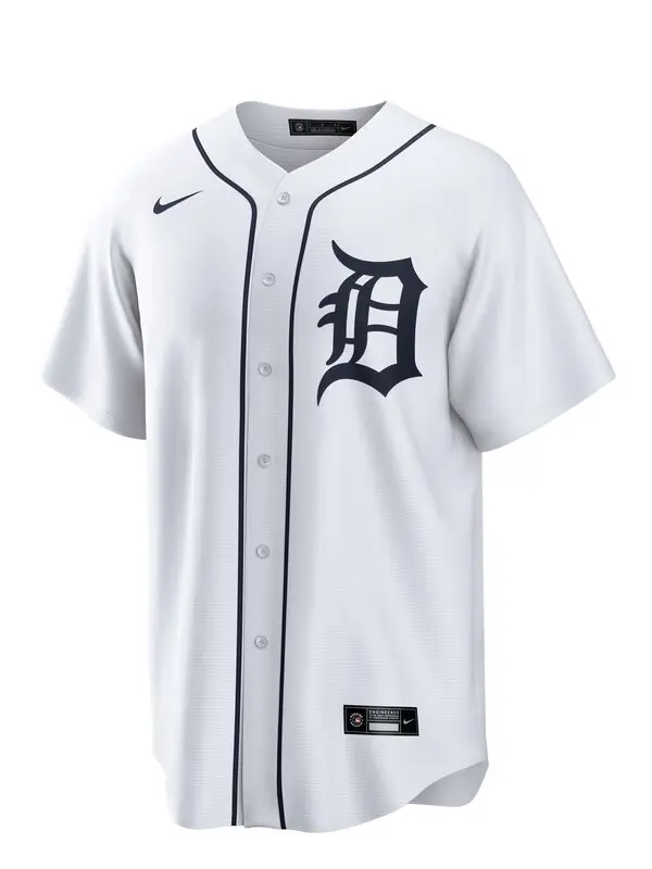 Nike Dillon Dingler Detroit Tigers Mlb Replica Jersey - White