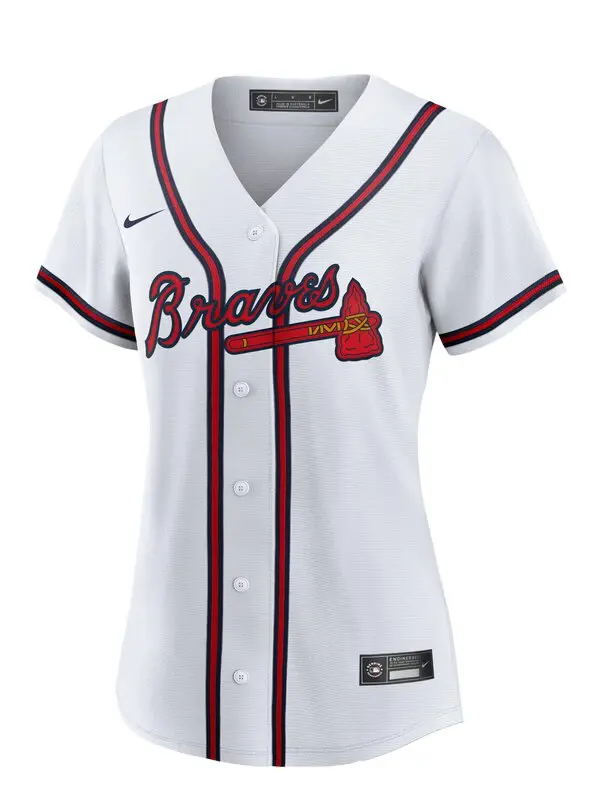 Nike Ozzie Albies Atlanta Braves Mlb Replica Jersey - White