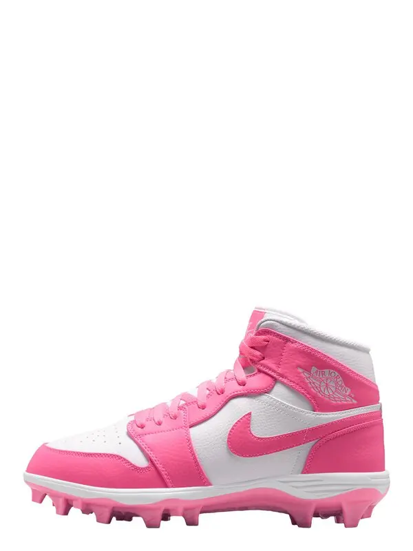 JORDAN 1 Mid Td Football Cleats - Pink